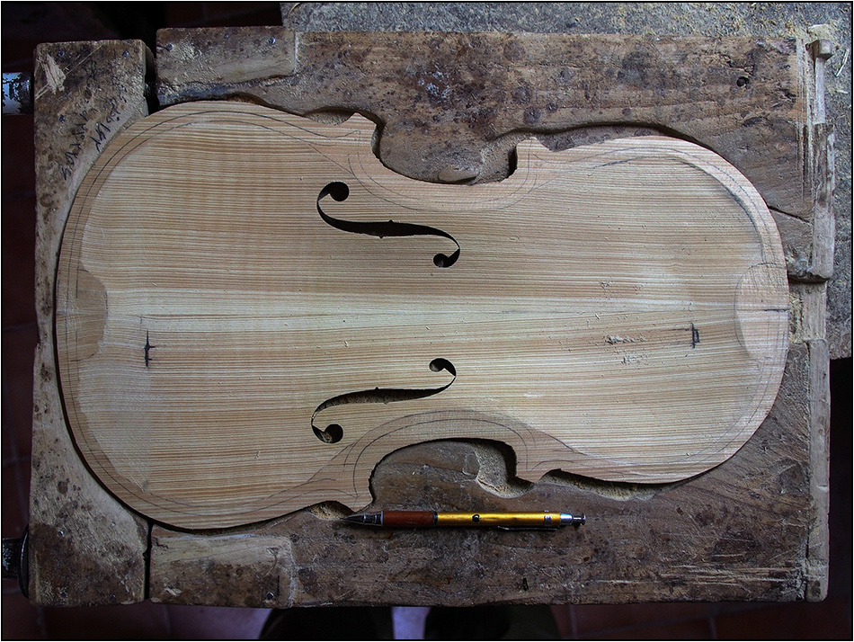 Lesezeichen Die Geige