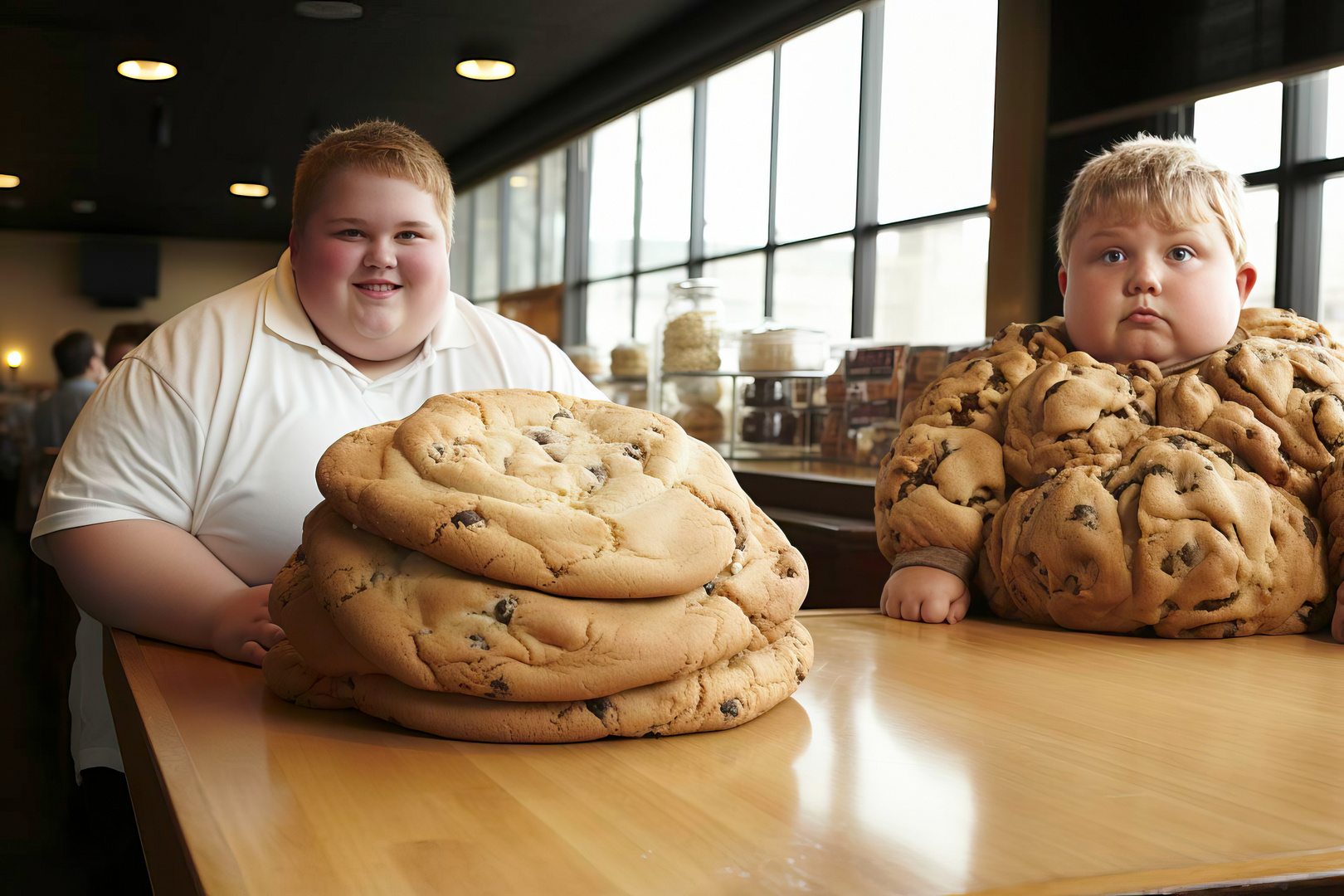 Zwei Wirklich Dicke Kinder