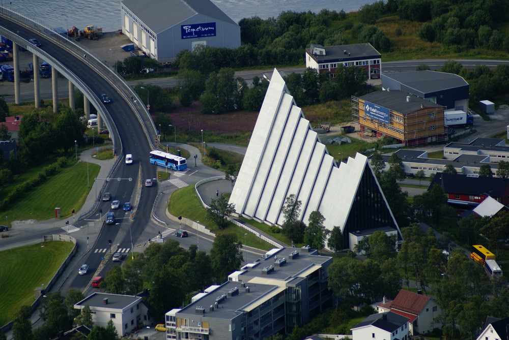 Die Eismeerkathedrale von oben. Foto & Bild | europe, scandinavia ... Die Eismeerkathedrale von oben. Foto & Bild | europe, scandinavia ...