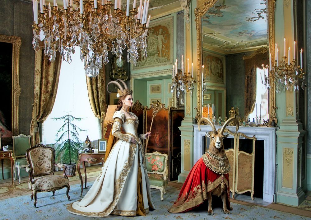 Die erste Audienz des Jahres Foto & Bild | fotomontage, composing , ki ...