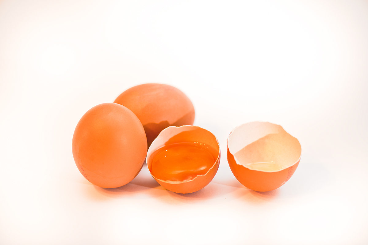 Die Farbe Orange / Eigelb oder Eiorange ? Foto & Bild | stillleben ...