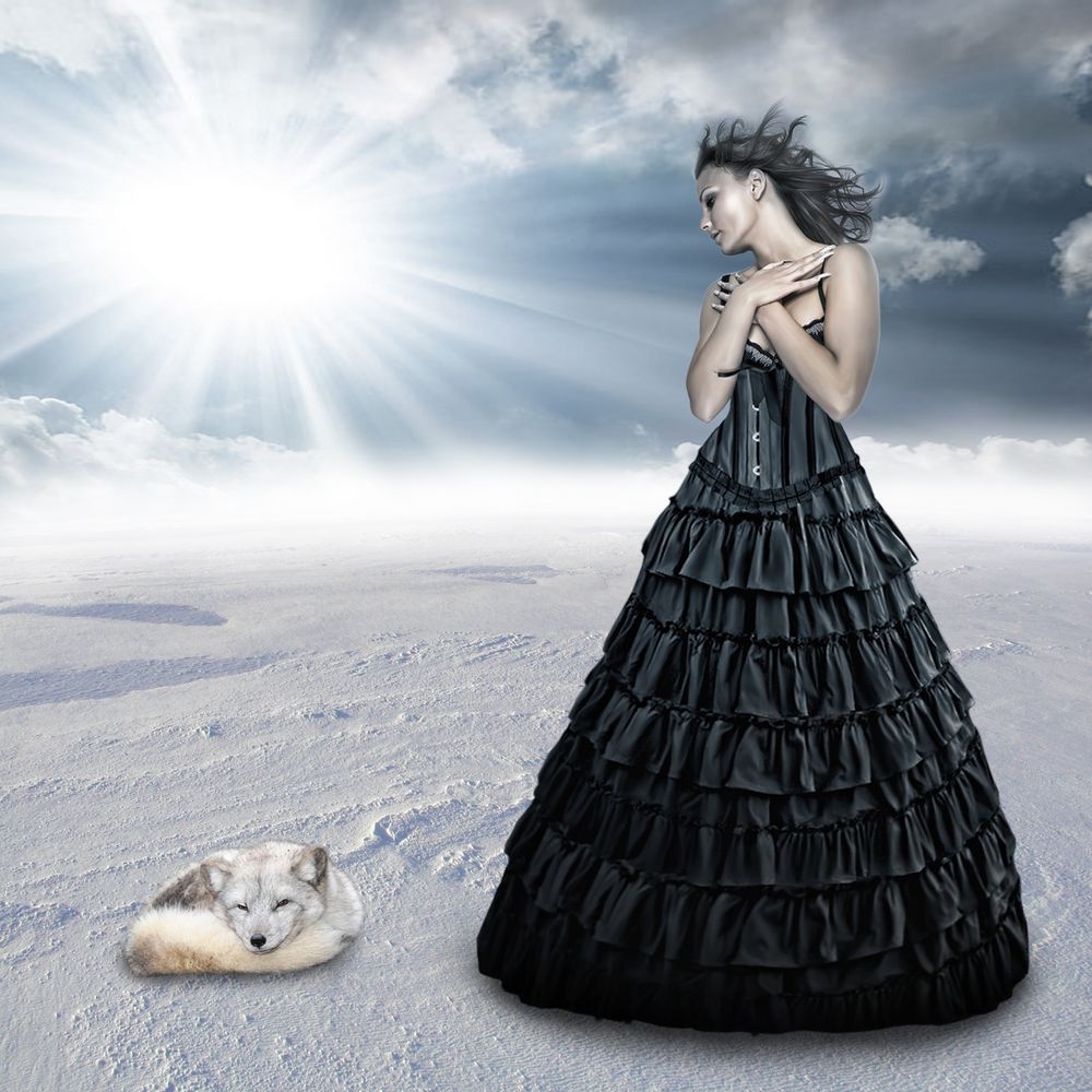 die Frau von heute trägt kein Tierpelz Foto & Bild | fotomontage, composing , composing Bilder ...