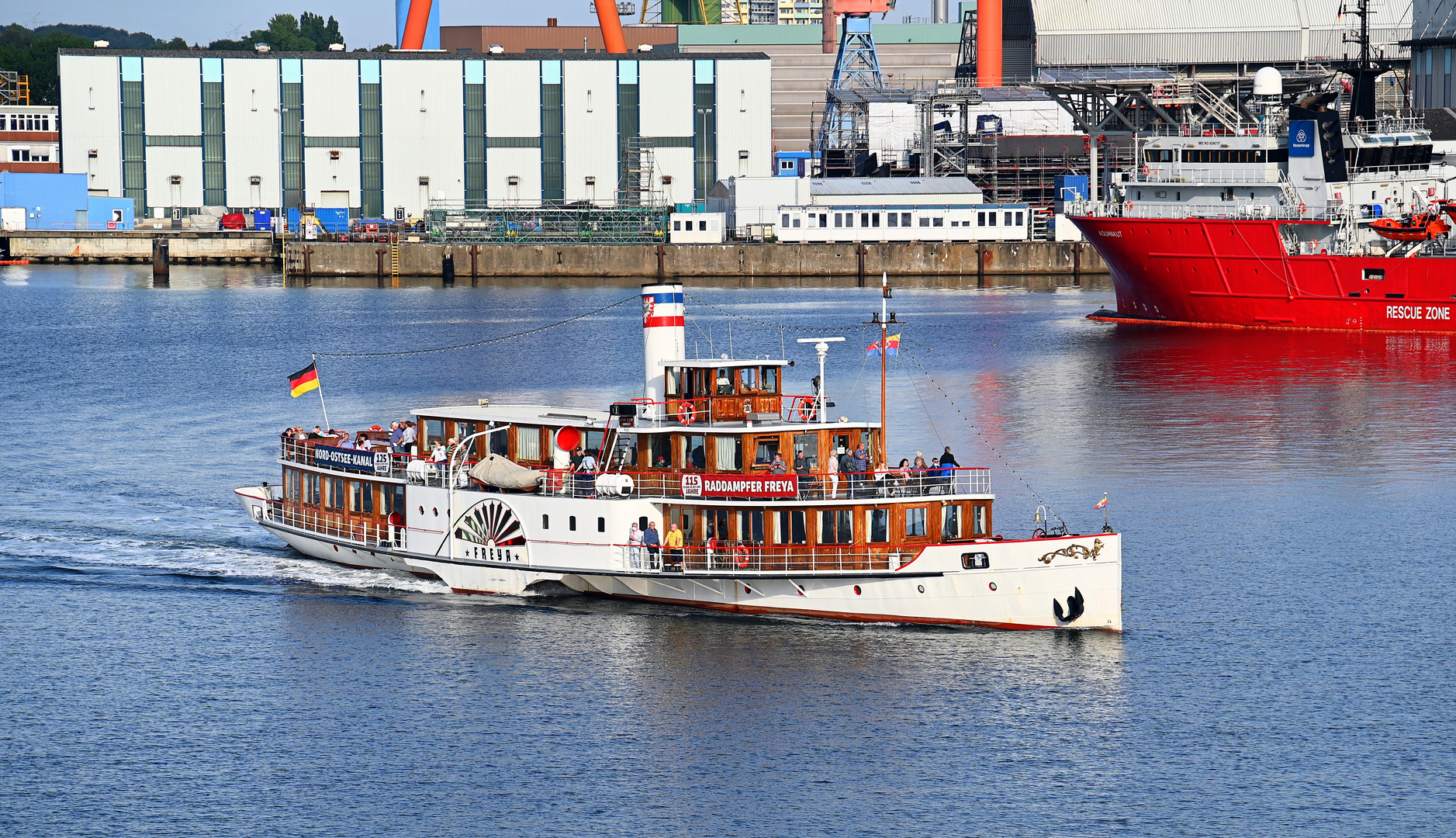 Die FREYA im Kieler Hafen Foto & Bild | deutschland, europe, schleswig ...