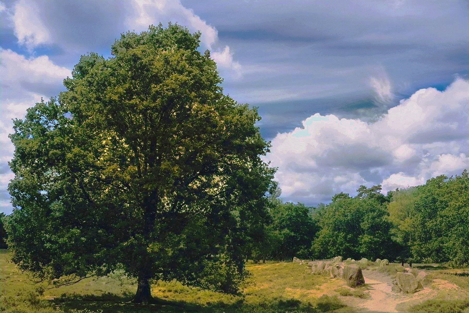 Die Glaner Braut Foto & Bild | world, bäume, wolken Bilder auf ...