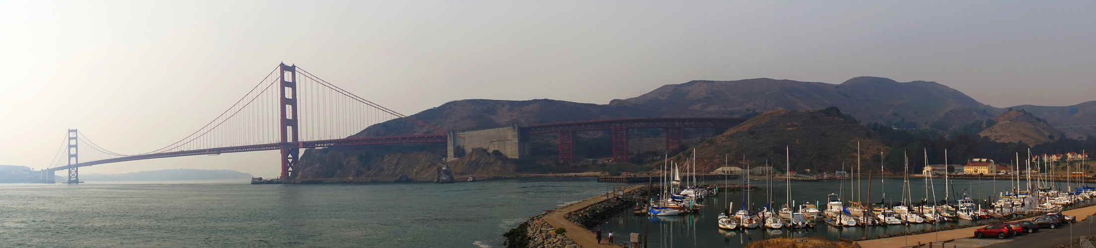 Die Golden Gate Bridge San Francisco USA - mal eine andere Perspektive ...