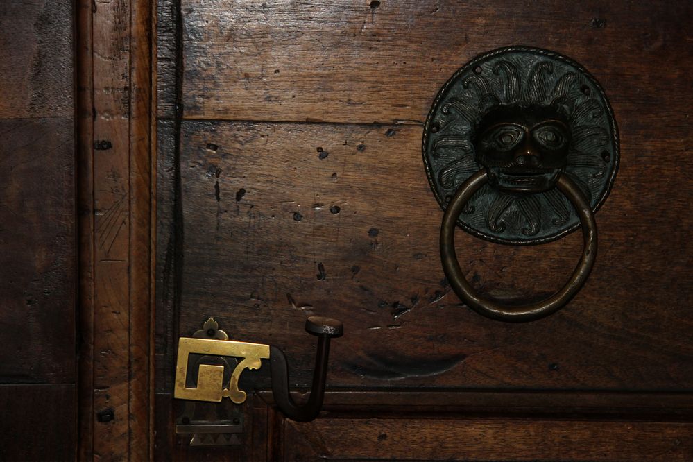die goldene Klinke Foto & Bild | architektur, fenster & türen ...