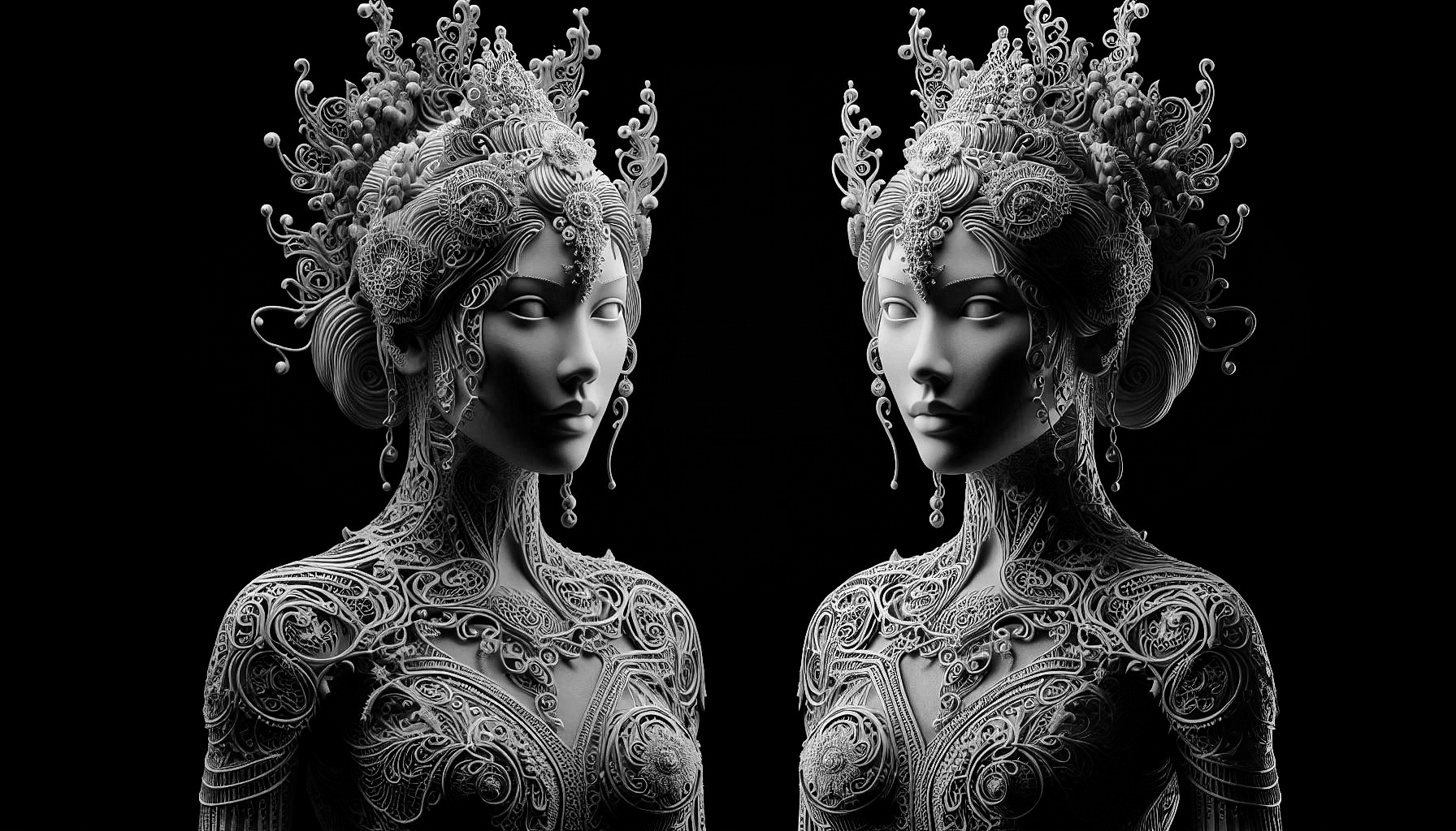 Die Hüterin des schwarzweißen Freitag Foto & Bild | ki - fantastisches, ki - fantasy, ki ...