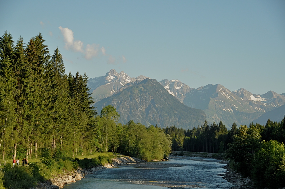 Die Iller, ein schoener Landschaftsfluss Foto & Bild | deutschland ...