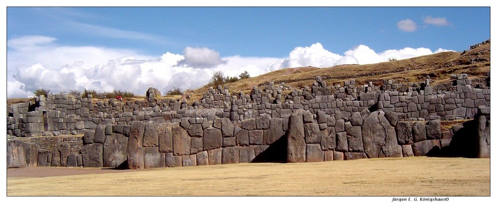Die Inka Mauern von Sacsayhuaman in Peru Foto & Bild | south america ...