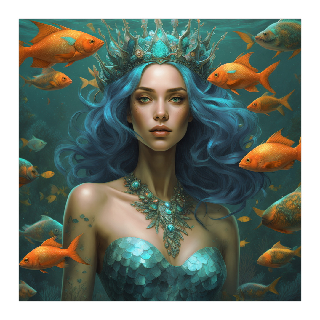 Die Königin des Meeres Foto & Bild | ki - fantastisches, ki - fantasy, fische Bilder auf ...