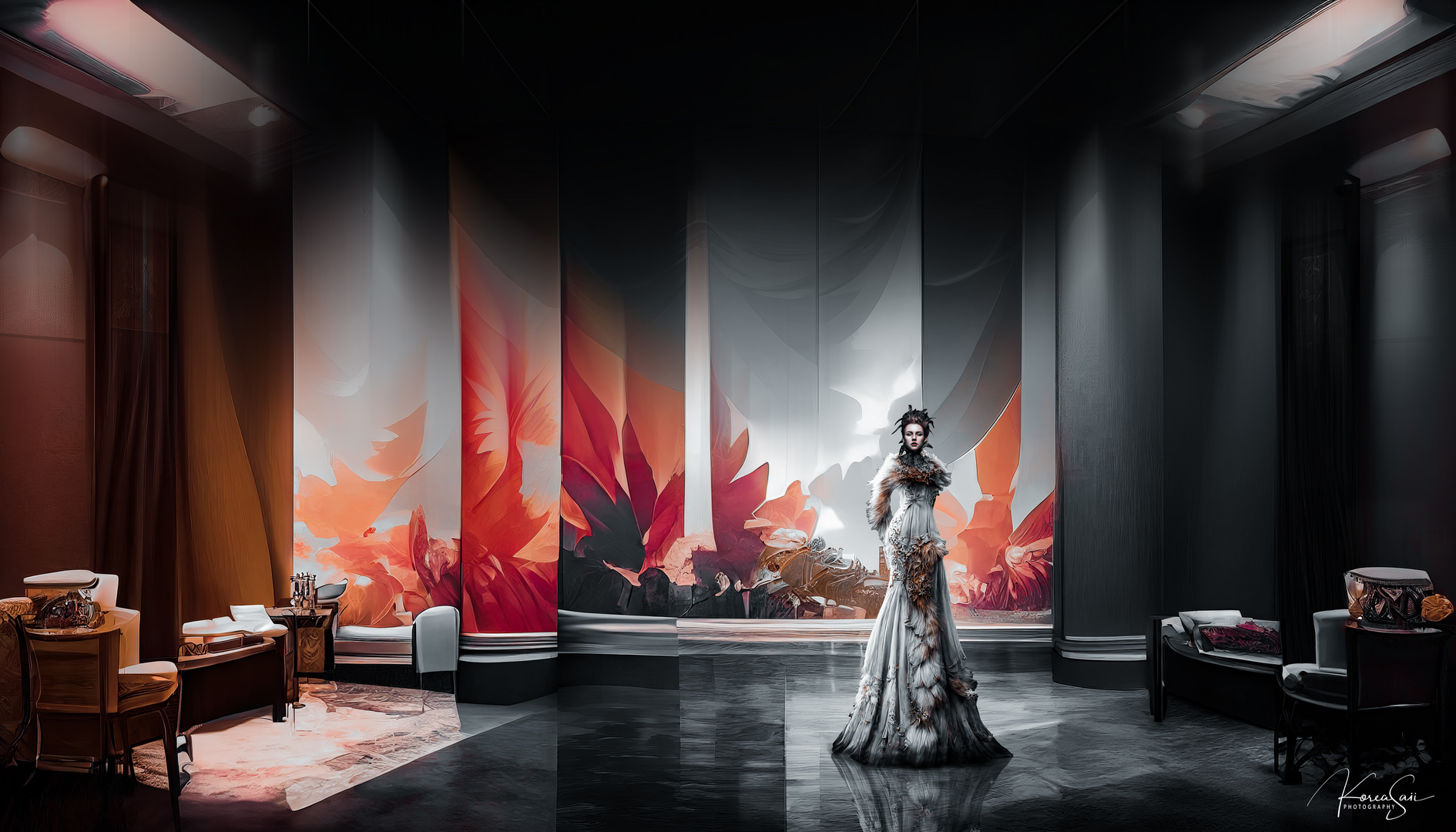 Die lange Frau Foto & Bild | fotomontage, science fiction, fantasy mystery Bilder auf fotocommunity