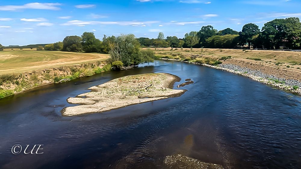 Die Leine Foto & Bild | landschaft, bach, fluss & see, klimawandel ...