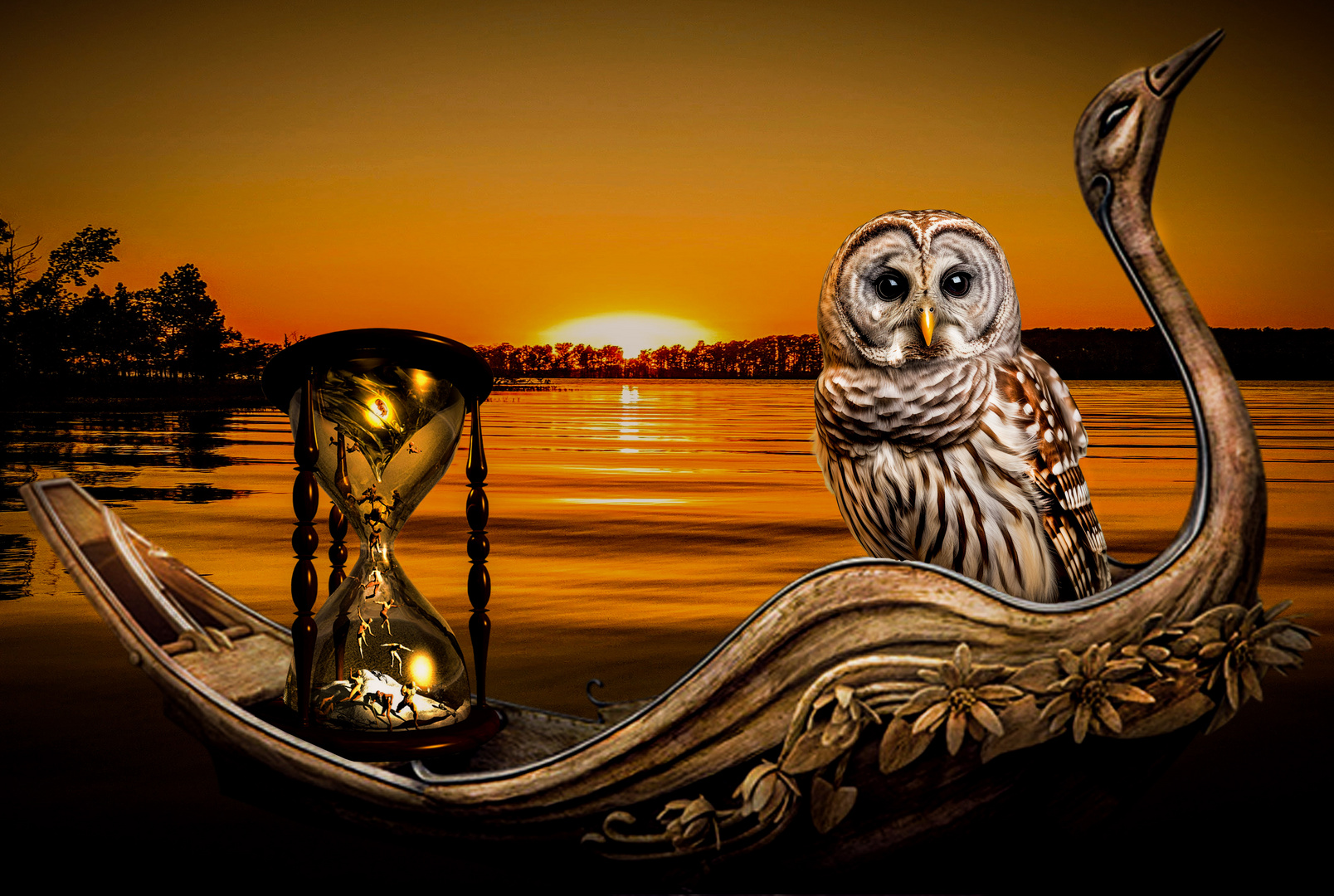 Die letzte Fahrt Foto & Bild | fotomontage, fantasy mystery, composing Bilder auf fotocommunity