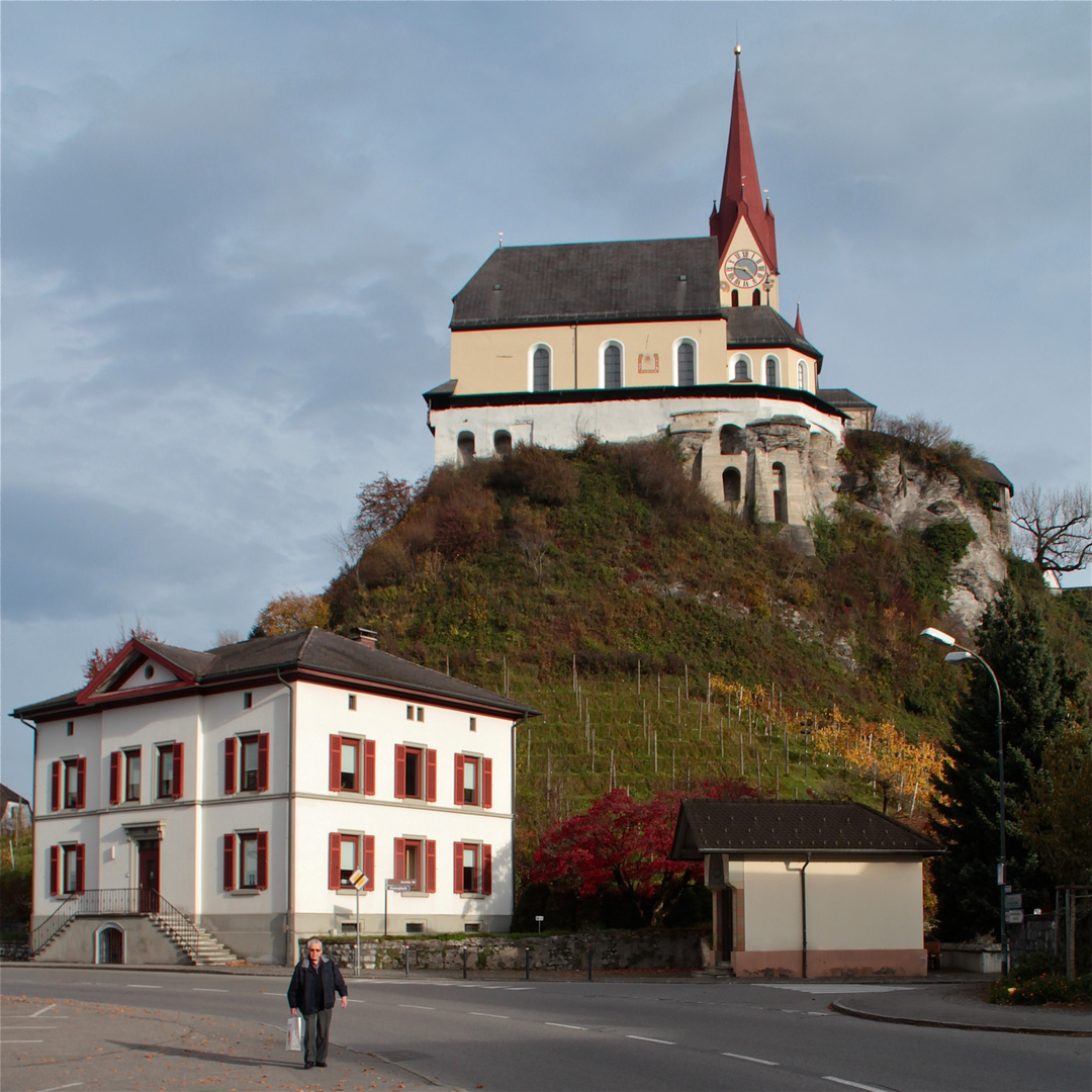 Die Liebfrauenbasilika in Rankweil, Vorarlberg - eine uralte, ehemalige ...