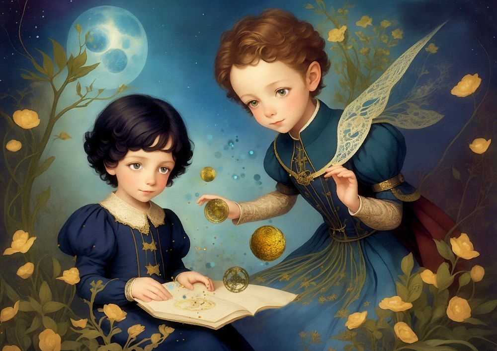 Die magische Nachhilfestunde Foto & Bild | ki-generierte bilder, ki-montagen, ki - fantastisches ...