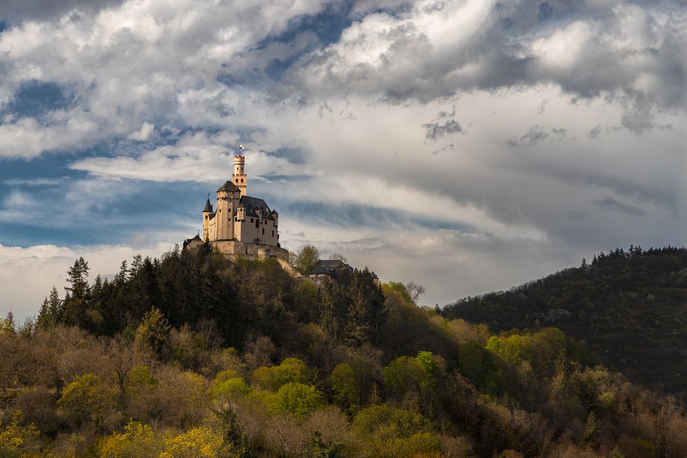 Die Marksburg Foto & Bild | architektur, landschaft, jahreszeiten ...