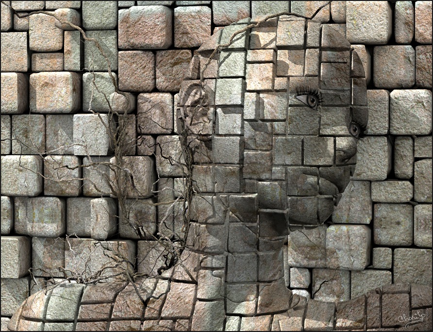 die mauer Foto & Bild | art, mauer, rendering Bilder auf fotocommunity