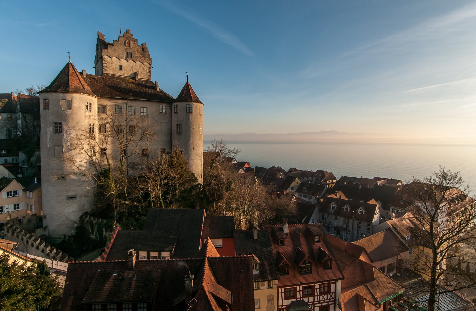 die Meersburg Foto & Bild | bodensee, abend, turm Bilder auf fotocommunity