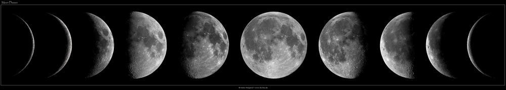Die Mondphasen Foto & Bild | astrofotografie, himmel & universum, natur ...