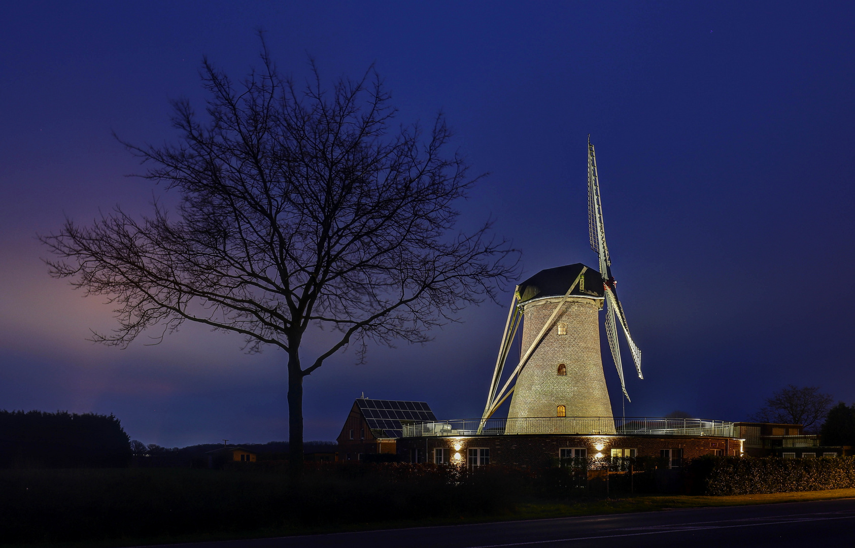 Die Mühle Foto & Bild | bäume, winter, himmel Bilder auf fotocommunity