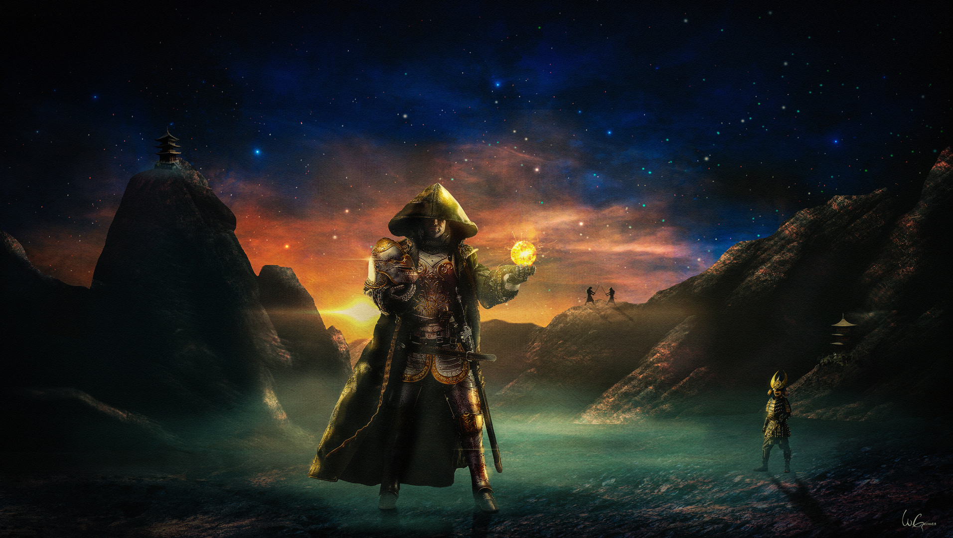 Die Mystik der Samurai Foto & Bild | fotomontage, fantasy mystery, composing Bilder auf ...