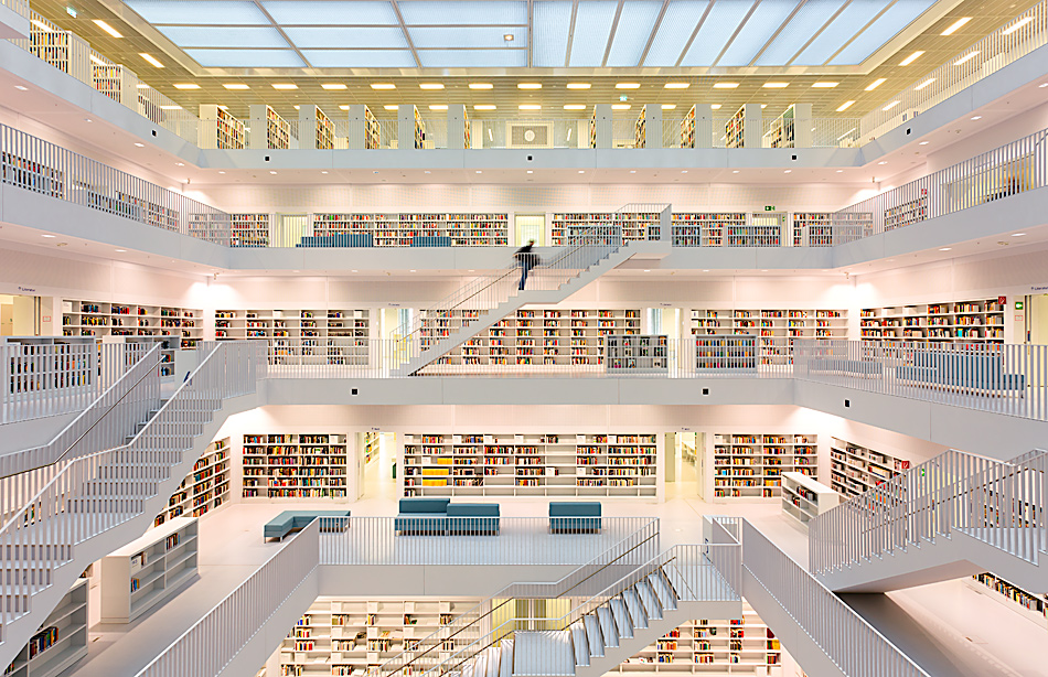 Die neue Bibliothek Foto & Bild | deutschland, europe, baden ...