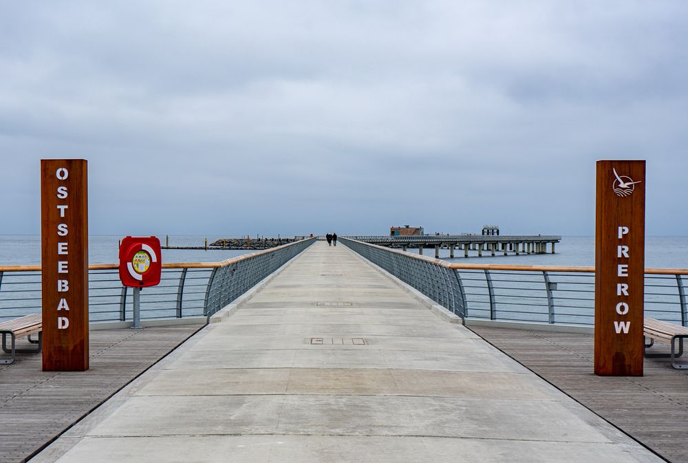 Die neue Seebrücke in Prerow - 720m lang - Na, dann woll'n wir mal ...