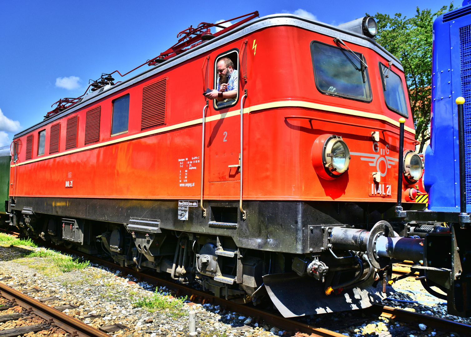 Die ÖBB E 1141 beim Krokodiltreffen Foto & Bild | dampf-, diesel- und e ...