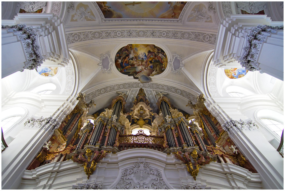 Die Orgel an der Basilika St. Martin zu Weingarten Foto & Bild | architektur, sakralbauten ...