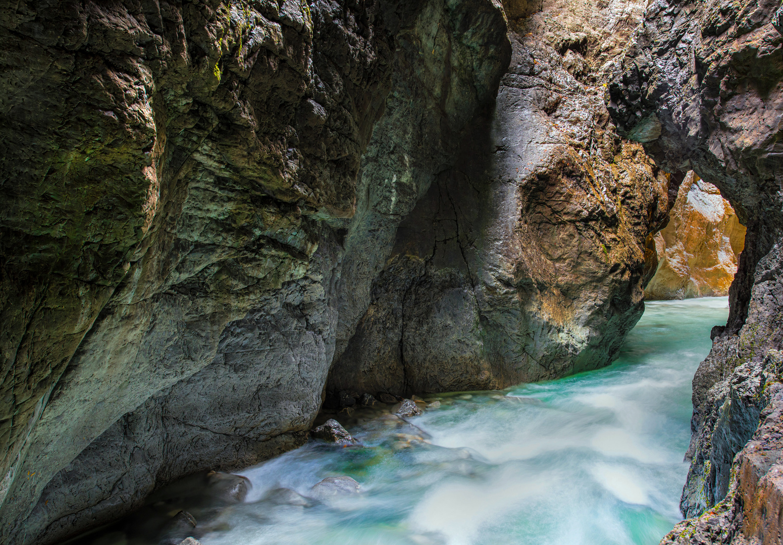 Die Partnachklamm.. Foto & Bild | spezial, licht, bayern Bilder auf ...