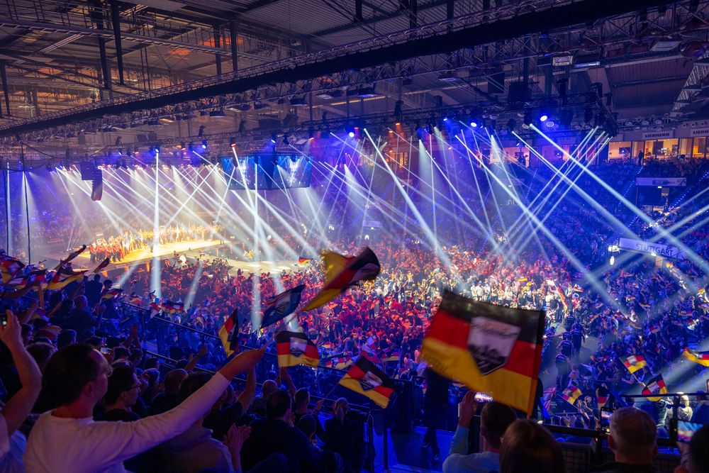 Die Porsche Arena steht Kopf! Foto & Bild | sport, deutschland, europe Bilder auf fotocommunity