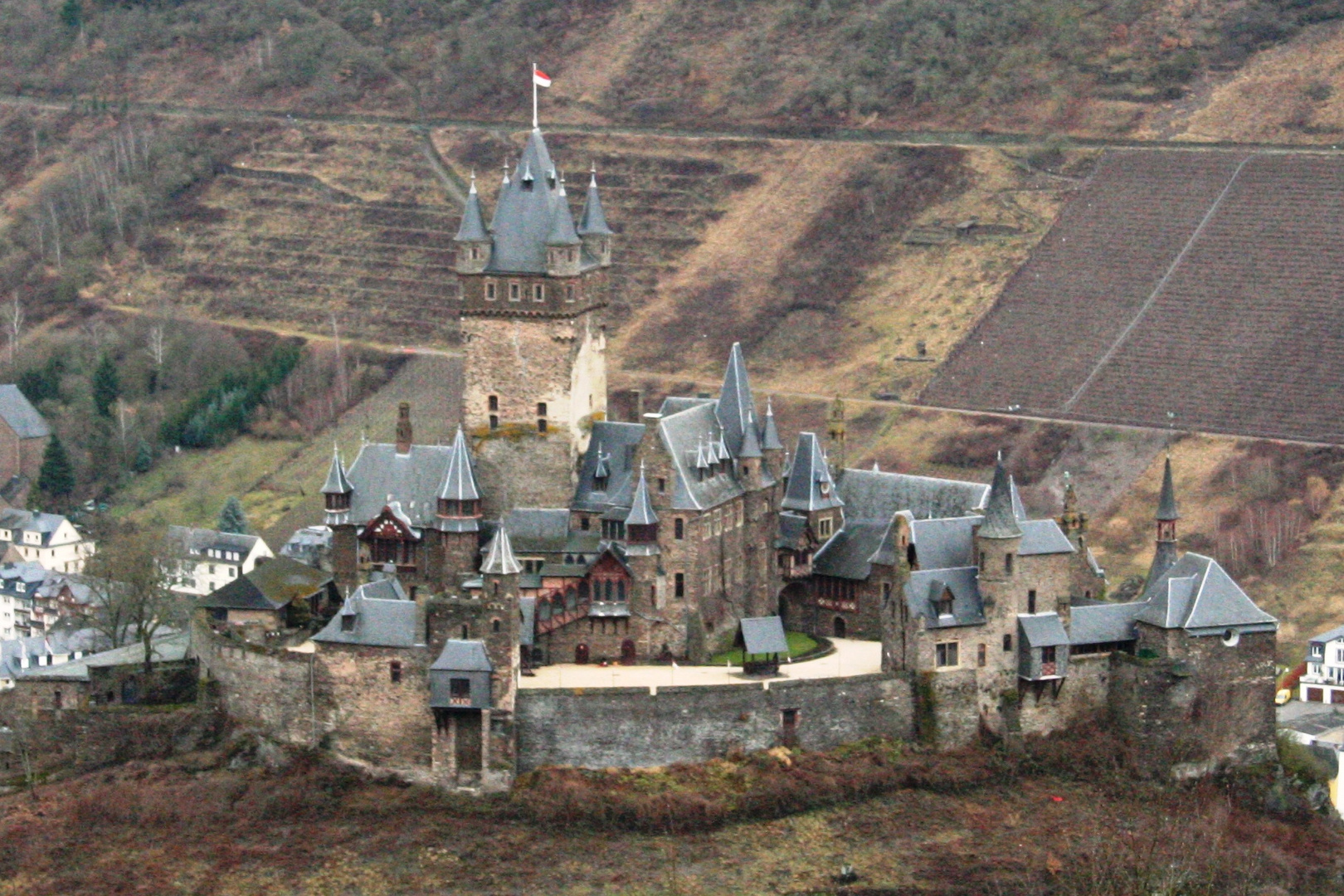 die Reichsburg zu Cochem Foto & Bild | architektur, schlösser & burgen ...