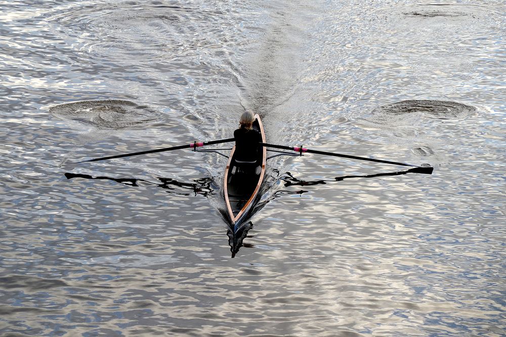 Die Ruderin 1 Foto & Bild | sport, einer, rudern Bilder auf fotocommunity