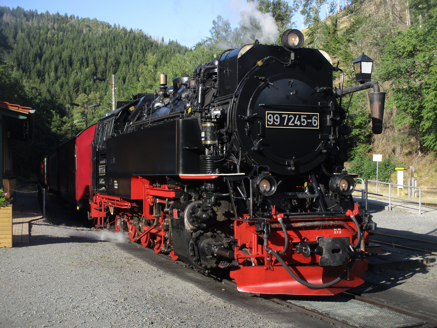 Die schönste HSB Dampflok im Südharz. Foto & Bild | fotos, september ...