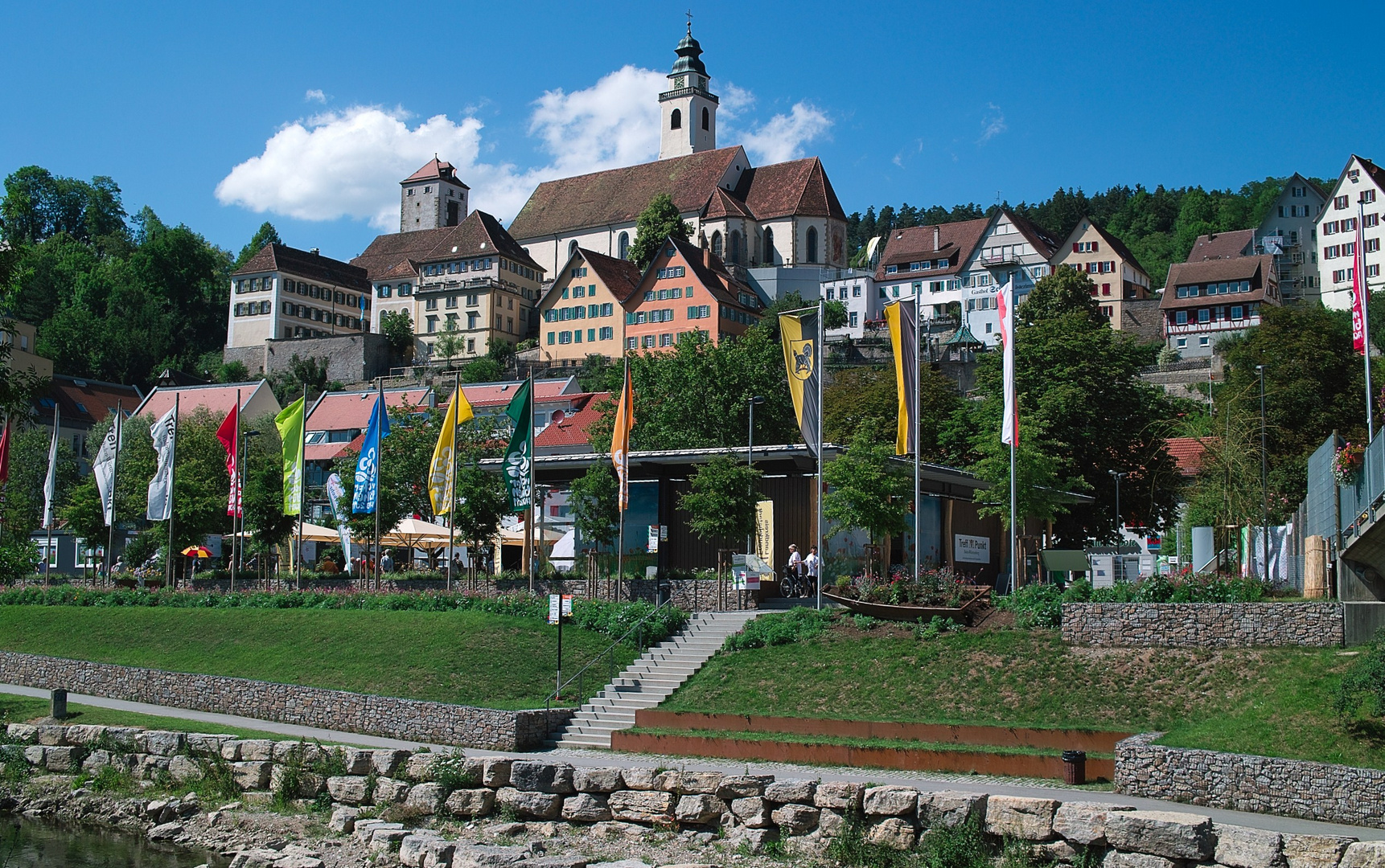 die sehr ansprechende Kleinstadt Horb am Neckar Foto & Bild ...