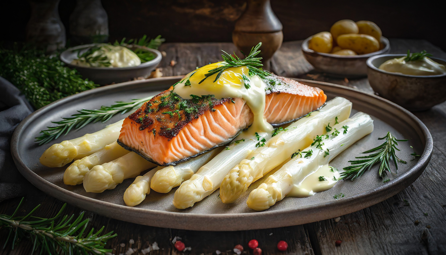 Die Spargelsaison hat begonnen - KI Foto & Bild | frühling, stillleben ...