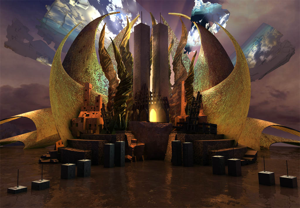 Die Toteninsel 3 Foto & Bild | rendering, landschaftsrendering, 3d rendering Bilder auf ...