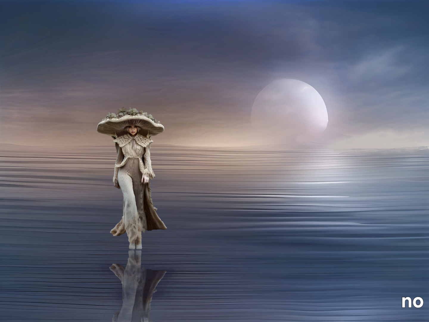 Die über Wasser geht Foto & Bild | fotomontage, fantasy mystery, surreal Bilder auf fotocommunity