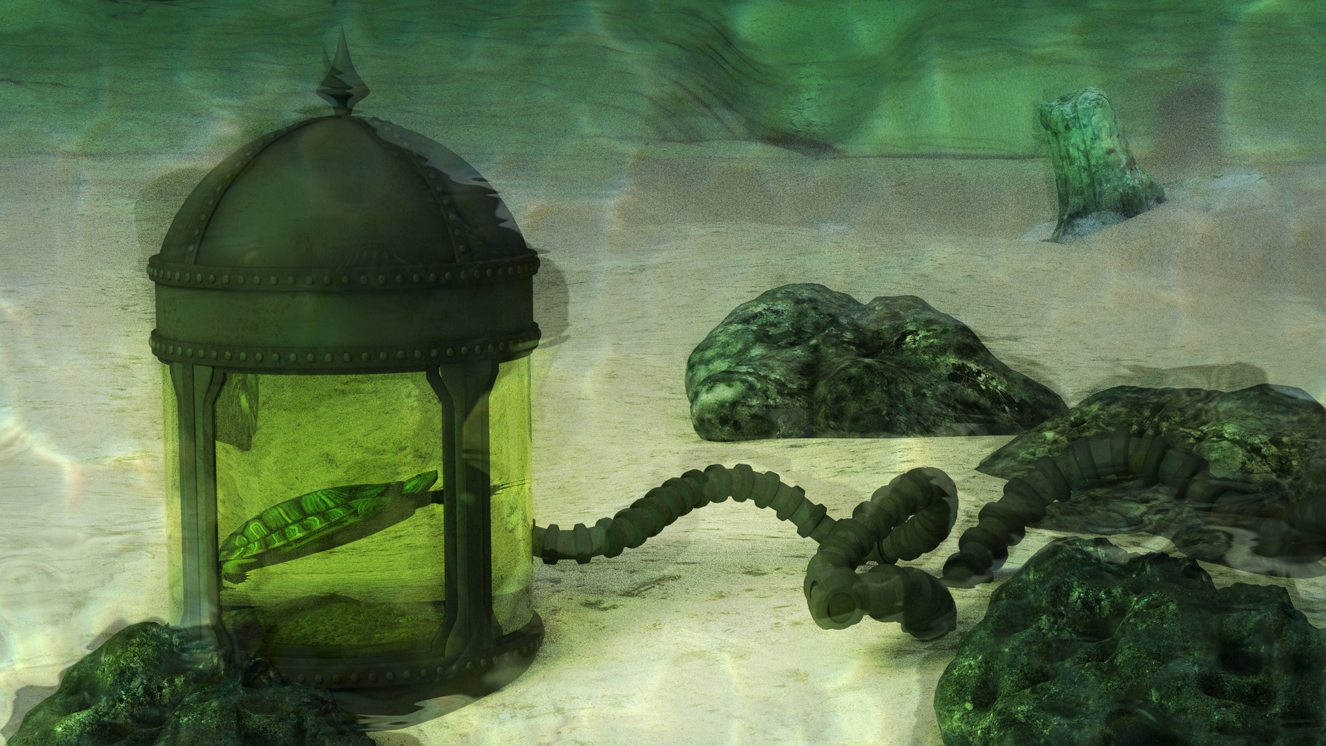 Die Überlebende Foto & Bild | rendering, landschaftsrendering, 2023 Bilder auf fotocommunity