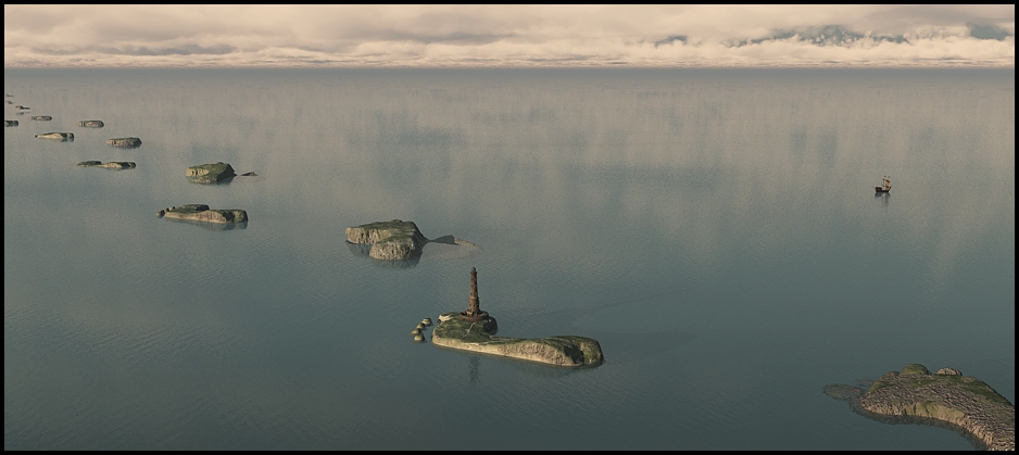 die Überquerung / la traversée Foto & Bild | rendering, landschaftsrendering, surreal Bilder auf ...