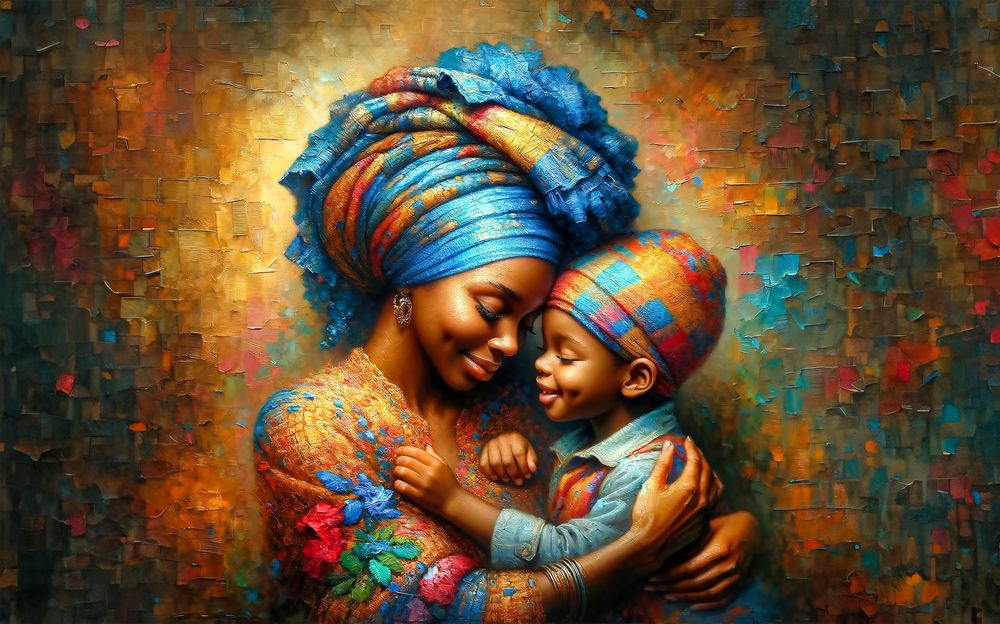 Die Umarmung der Lebensfreude Foto & Bild | ki-generierte bilder, ki - montagen, ki - menschen ...