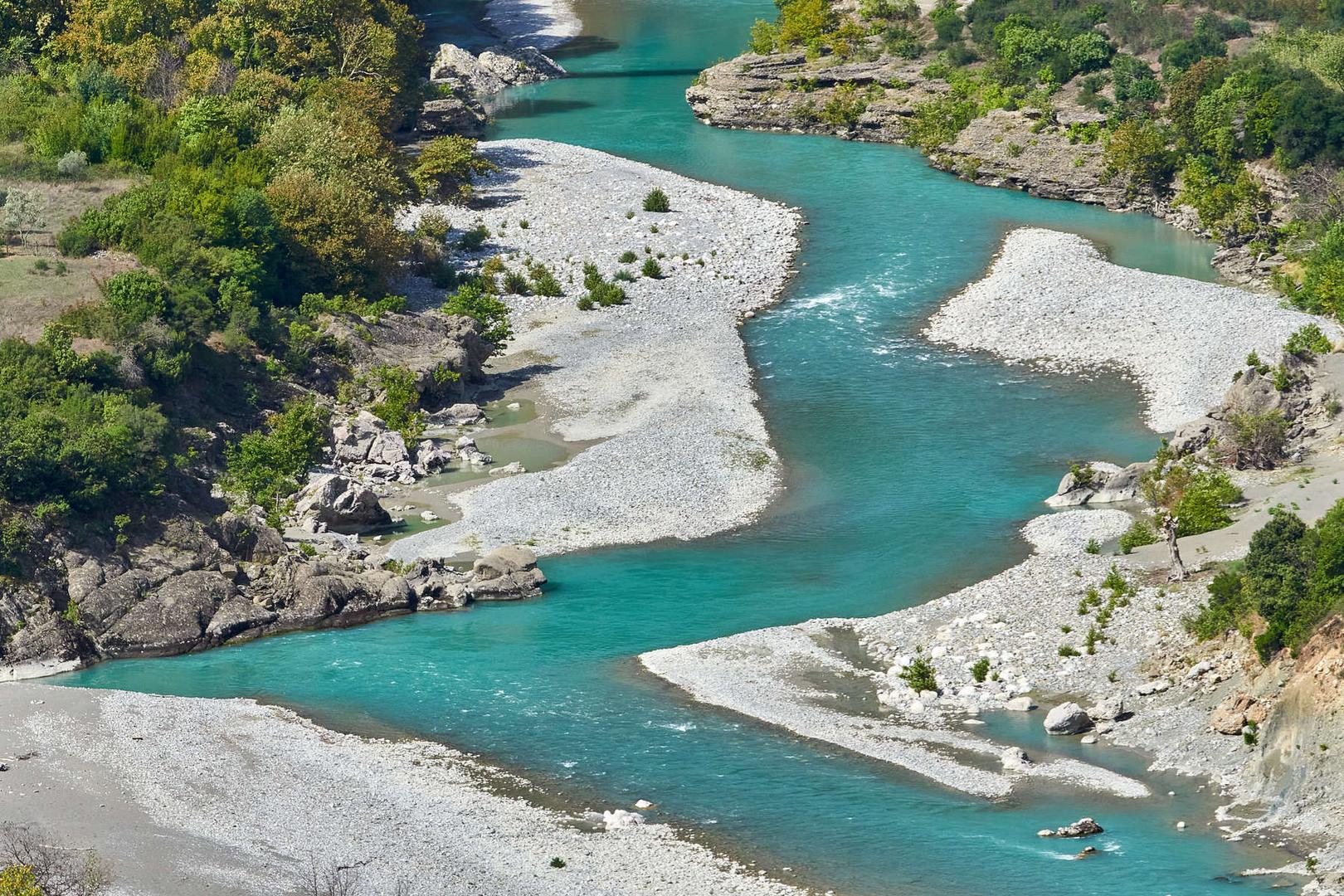 Die Vjosa Foto & Bild | europe, balkans, landschaft Bilder auf ...