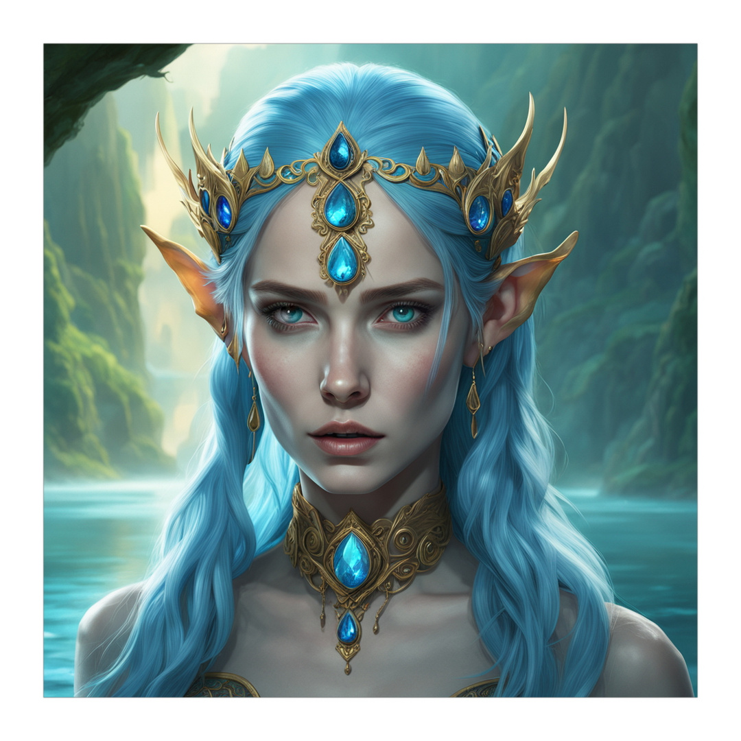 Die Wasserelfe Foto & Bild | ki - fantastisches, ki - fantasy, wasser Bilder auf fotocommunity