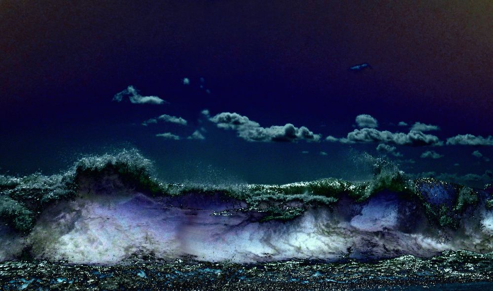 Die Welle rollt an Foto & Bild | fotokunst, bearbeitungs - techniken, filtertechniken Bilder auf ...