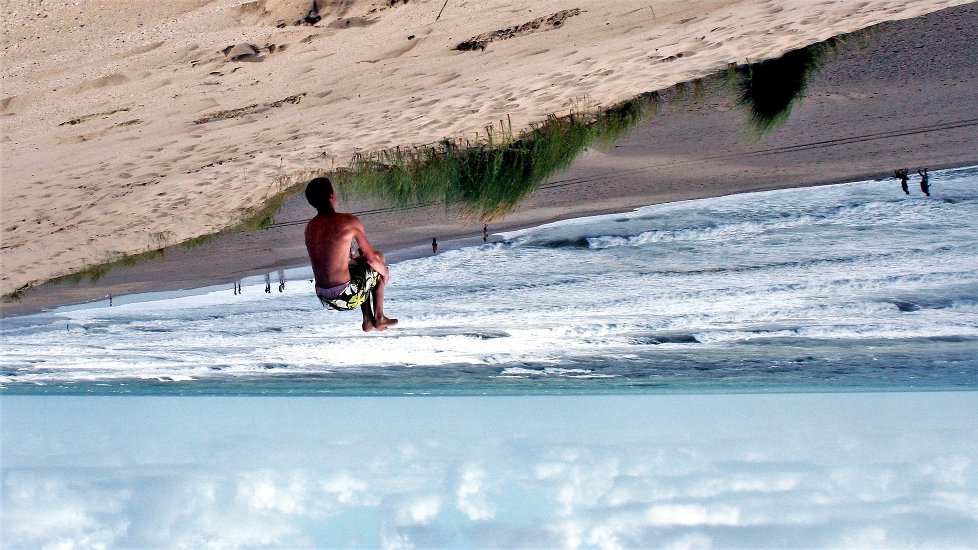 Die Welt steht Kopf Foto & Bild | france, world, meer Bilder auf fotocommunity