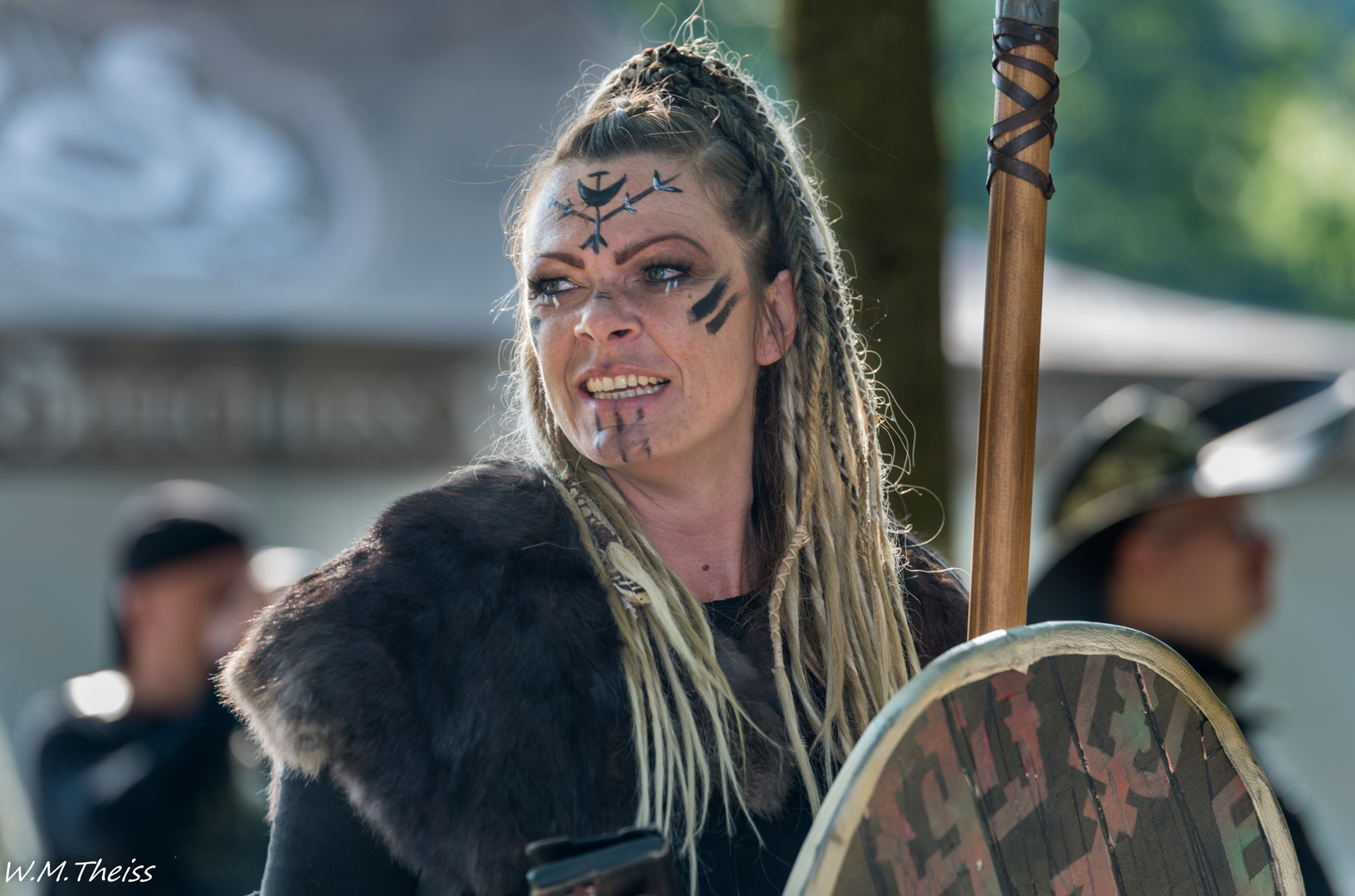 Die Wikingerin / Kriegsbemalung Foto & Bild | fotos, art, world Bilder ...