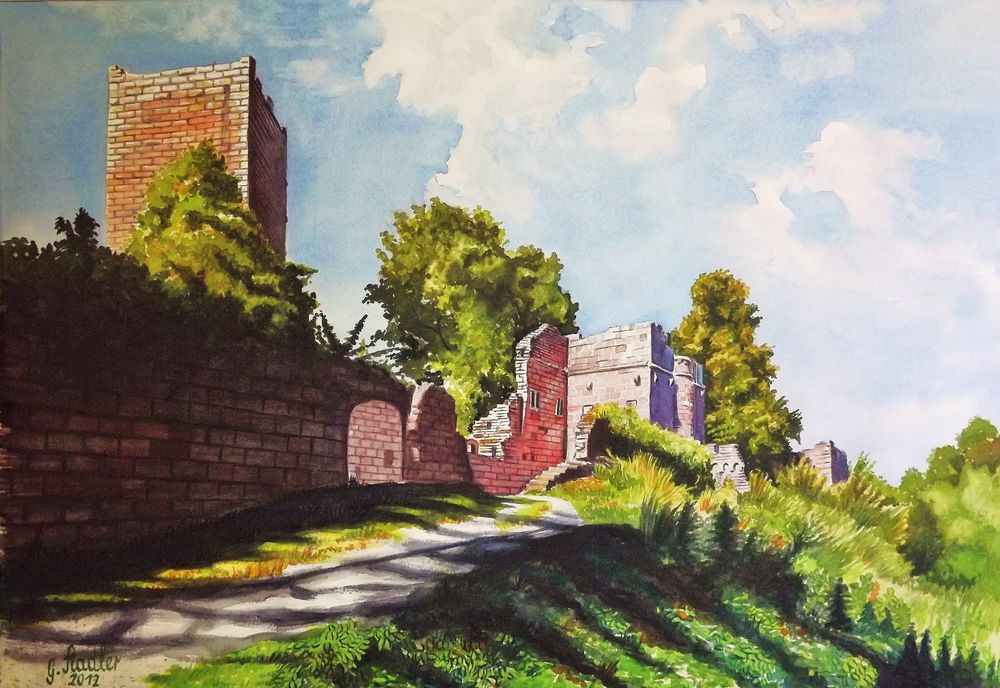 Die Wildenburg im Odenwald Foto & Bild | kunstfotografie & kultur ...