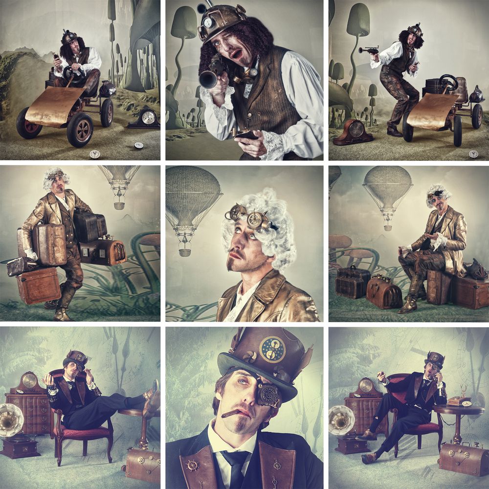 Die Zeitreise Foto & Bild | portrait, portraitfotografie männer, studio ...