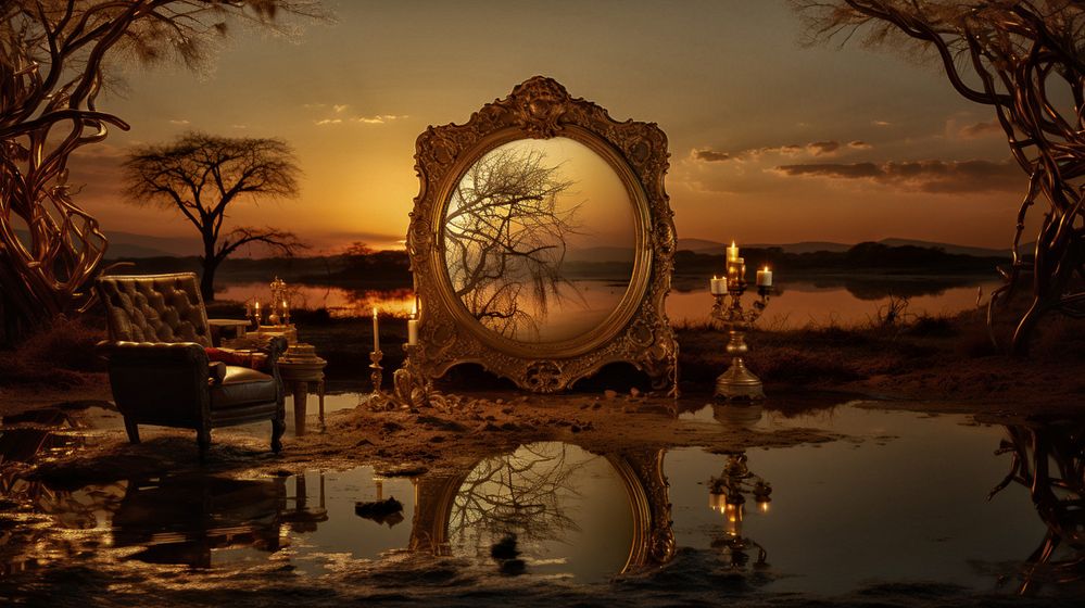 Dienstagsmysterium Foto & Bild | sonnenuntergang, oktober, surreal Bilder auf fotocommunity