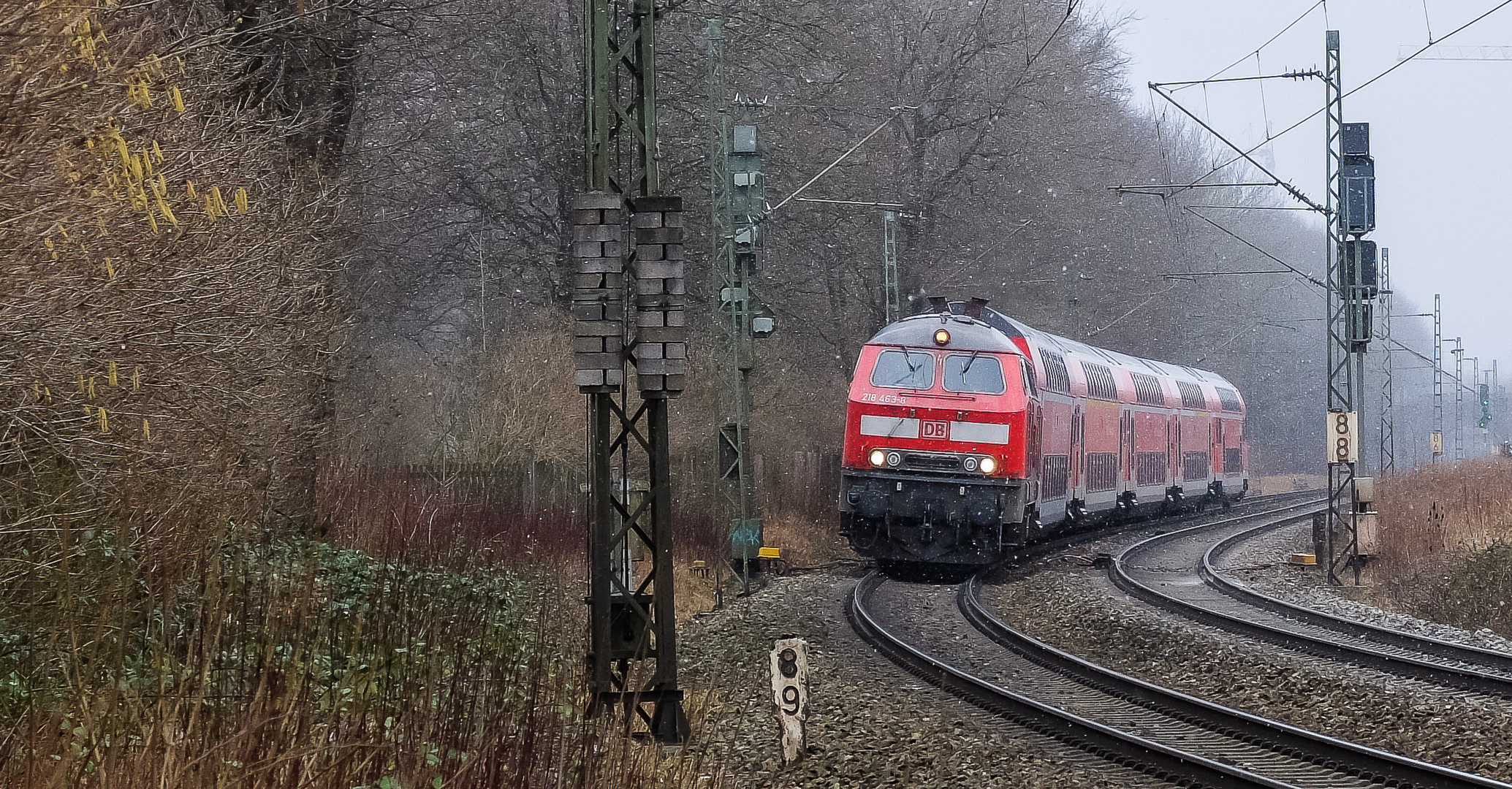 Dieselbe Lok - derselbe Tag (1 von 2) Foto & Bild | münchen, bahn, 218 ...
